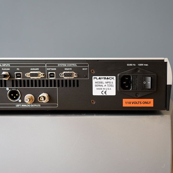 Playback Designs MPS-5 SACD/CD Player with USB-X, Pre-Owned | Paragon SNS
